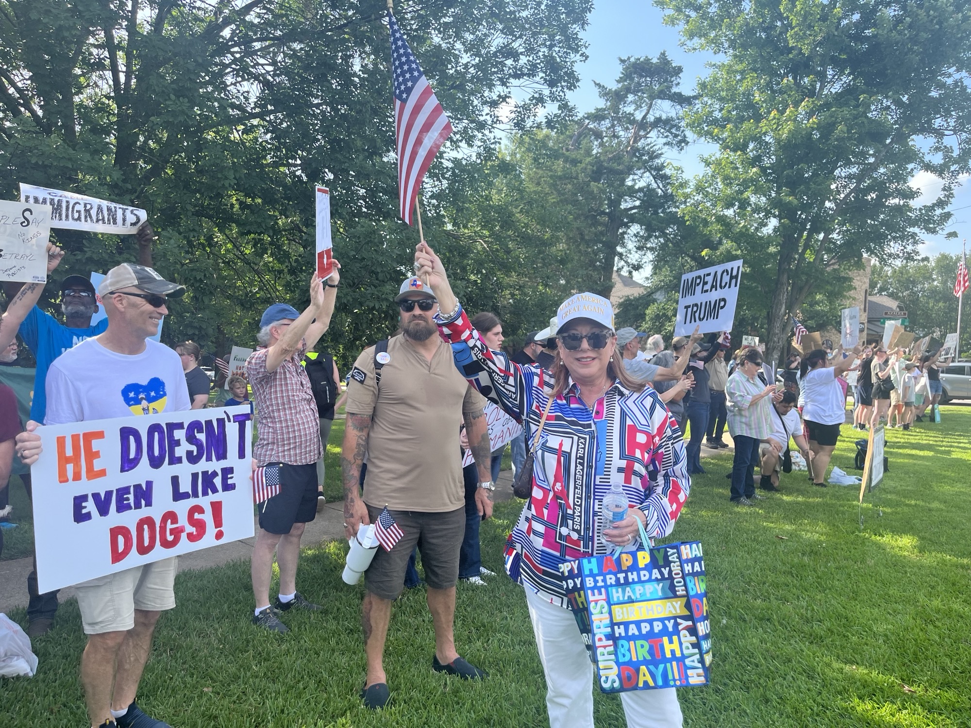 PHOTOS: No Kings protests against Trump held across East Texas