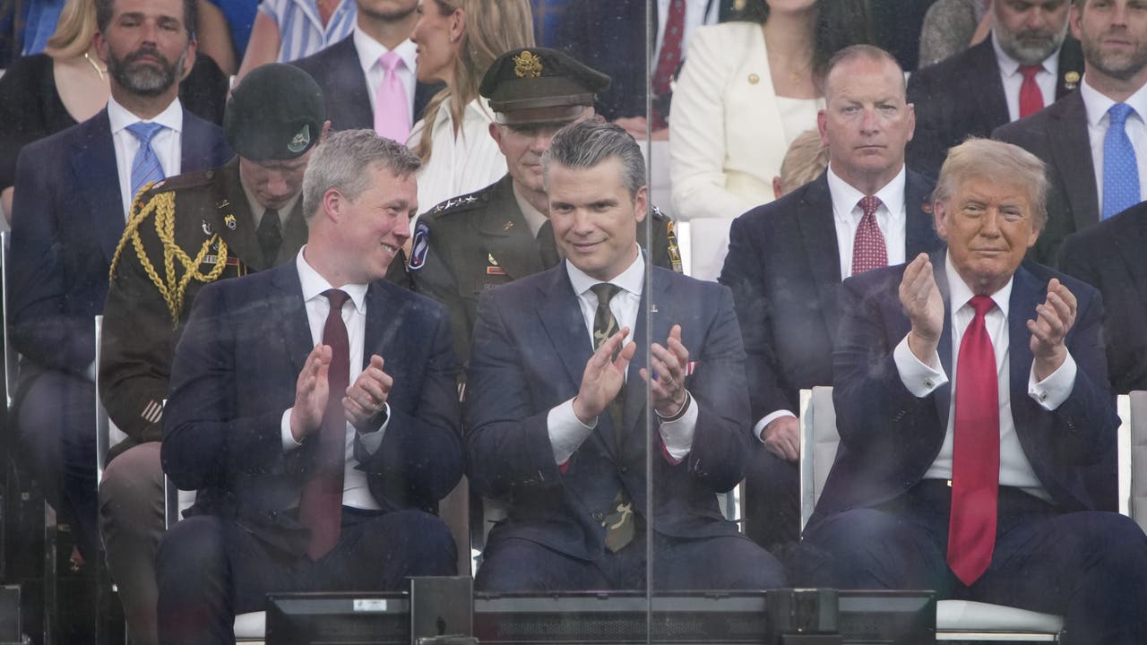 Who's sitting with Trump? President's elite box at the 250 Army Parade