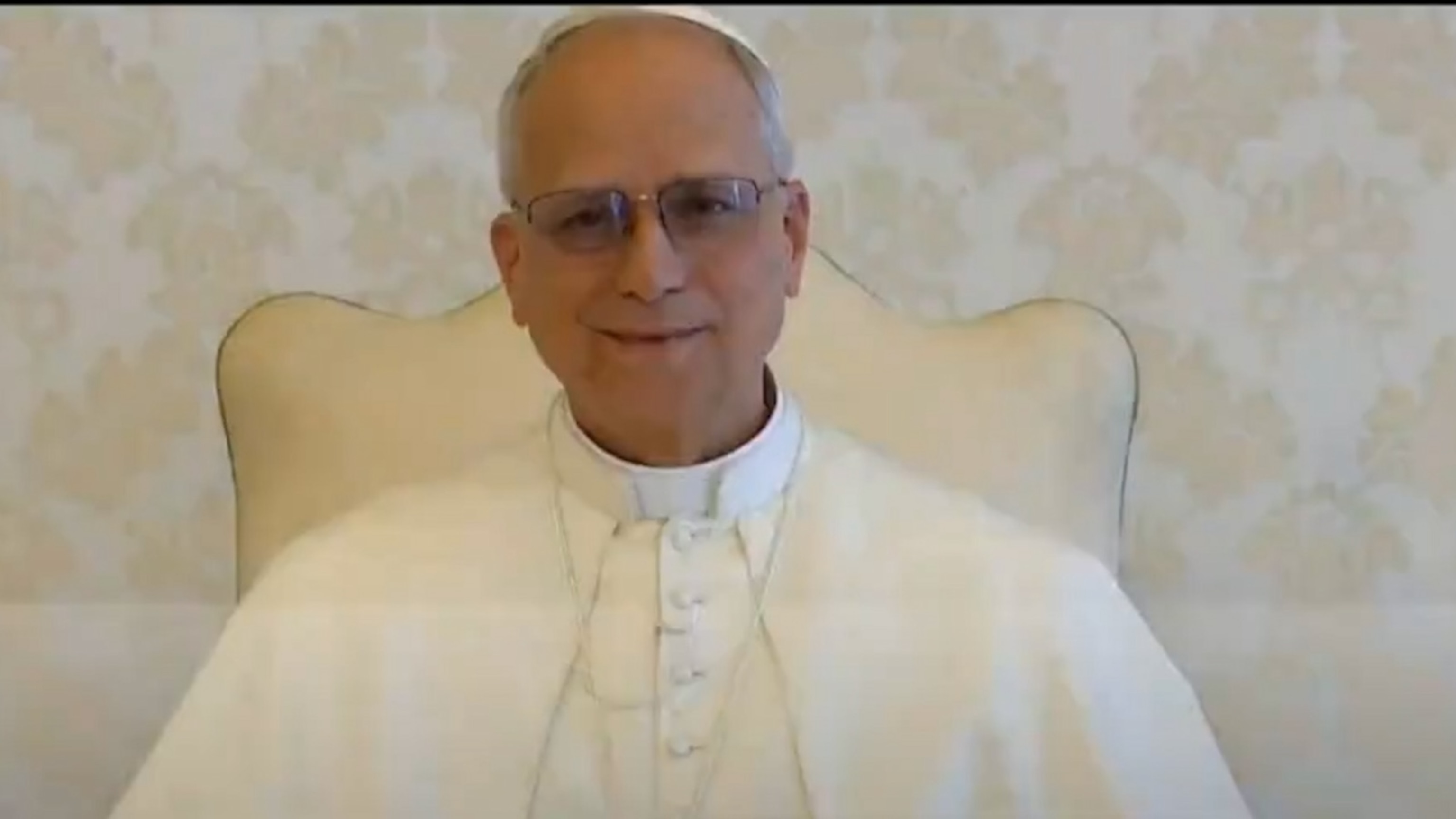 In 1st address to US, Pope Leo XIV sends message of hope at White Sox Field