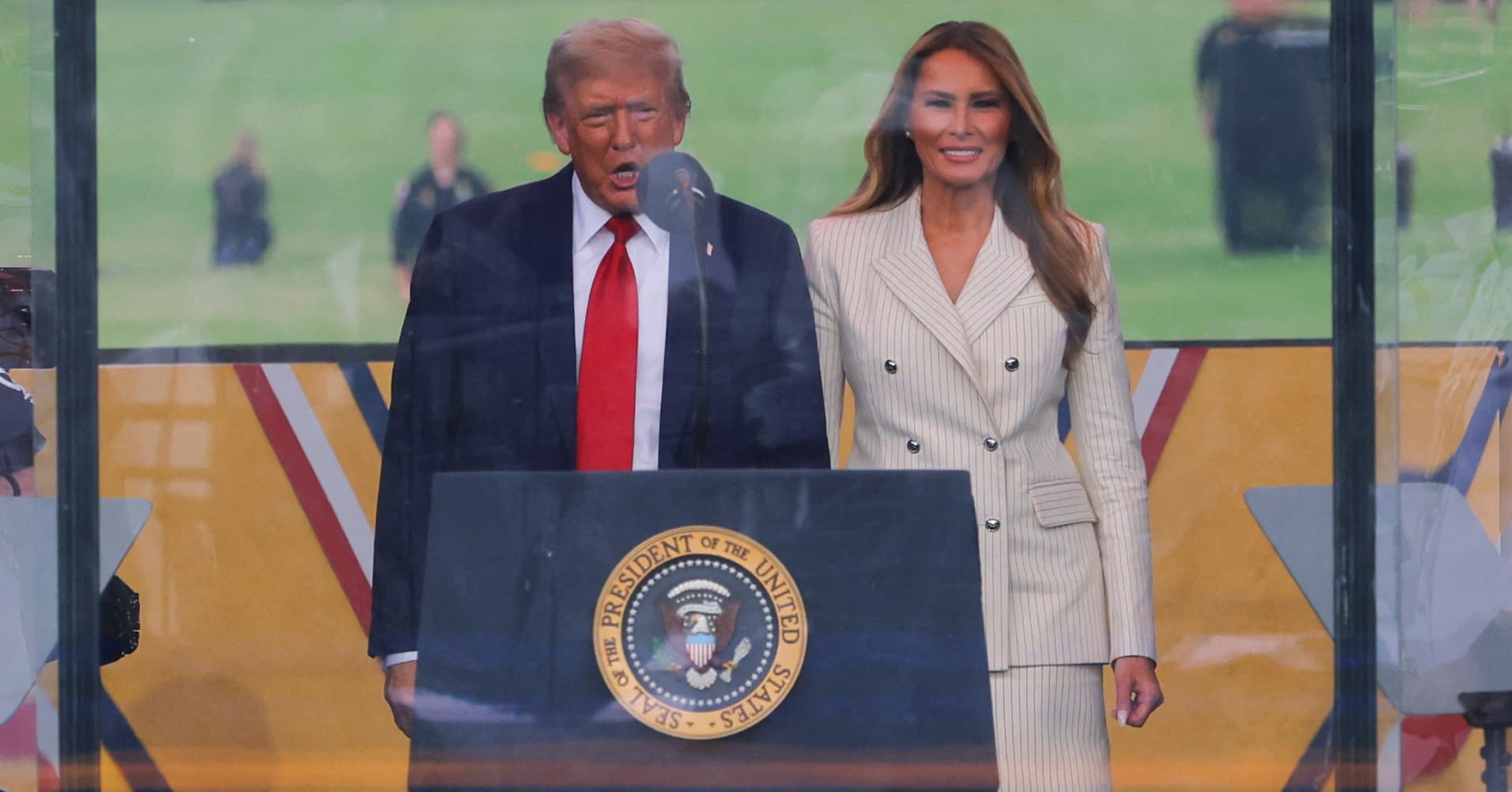 Watch: Trump's long-sought military parade kicks off in Washington, D.C.