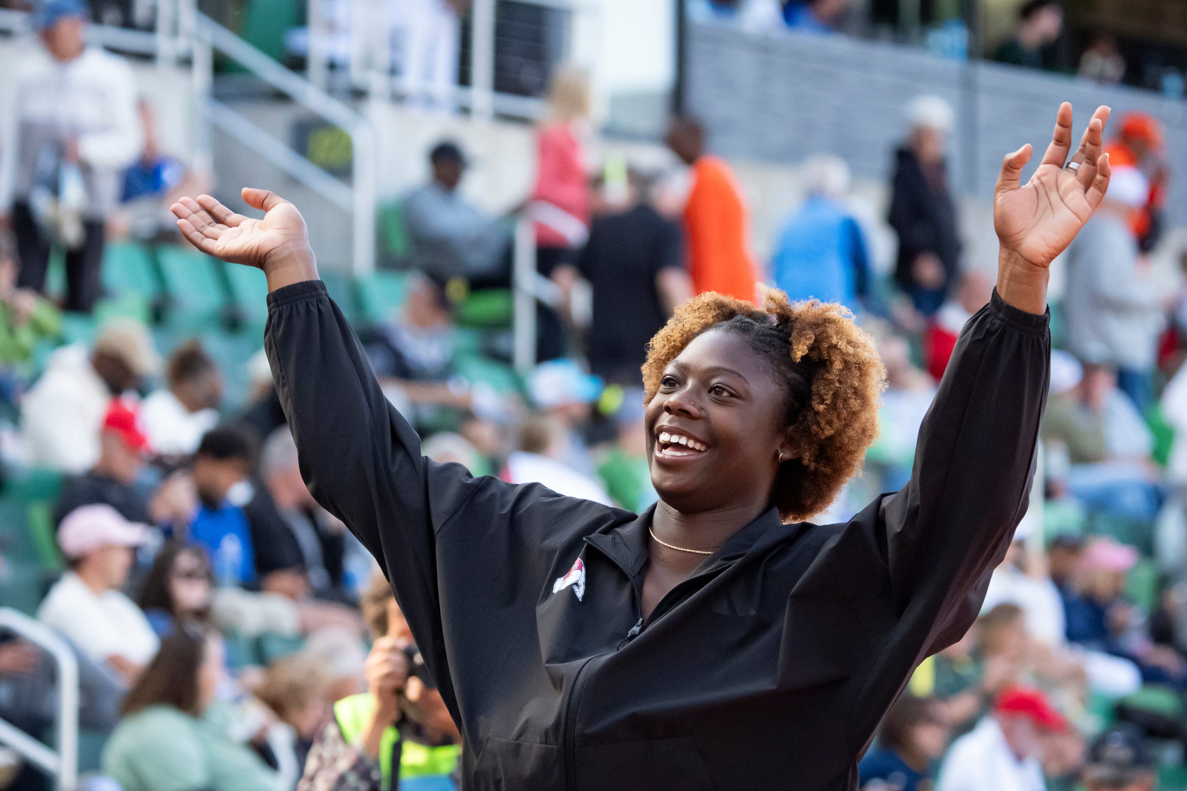 Chandler track alum Cierra Jackson turns pro after winning NCAA discus ...