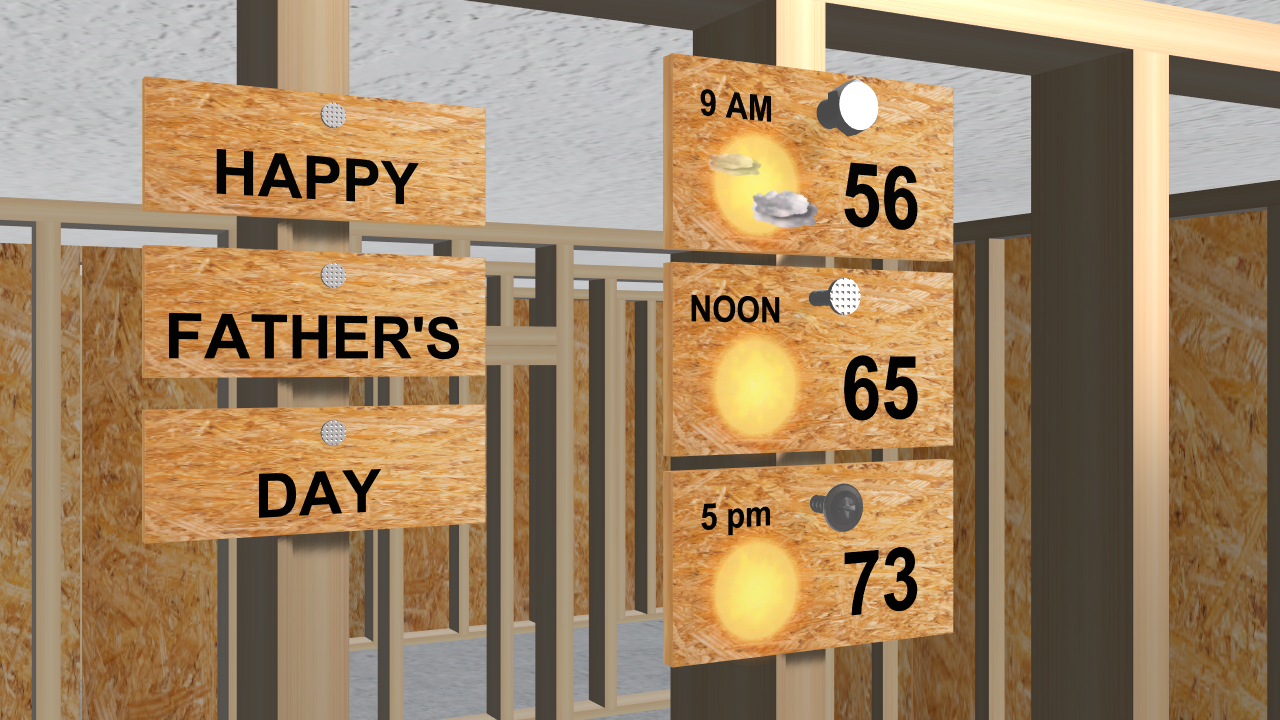 Sunny weather in Seattle for Father’s Day
