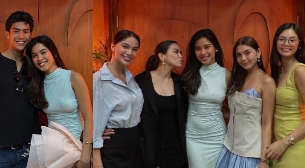 Shuvee Etrata poses with Anthony Constantino and friends after 'PBB' exit