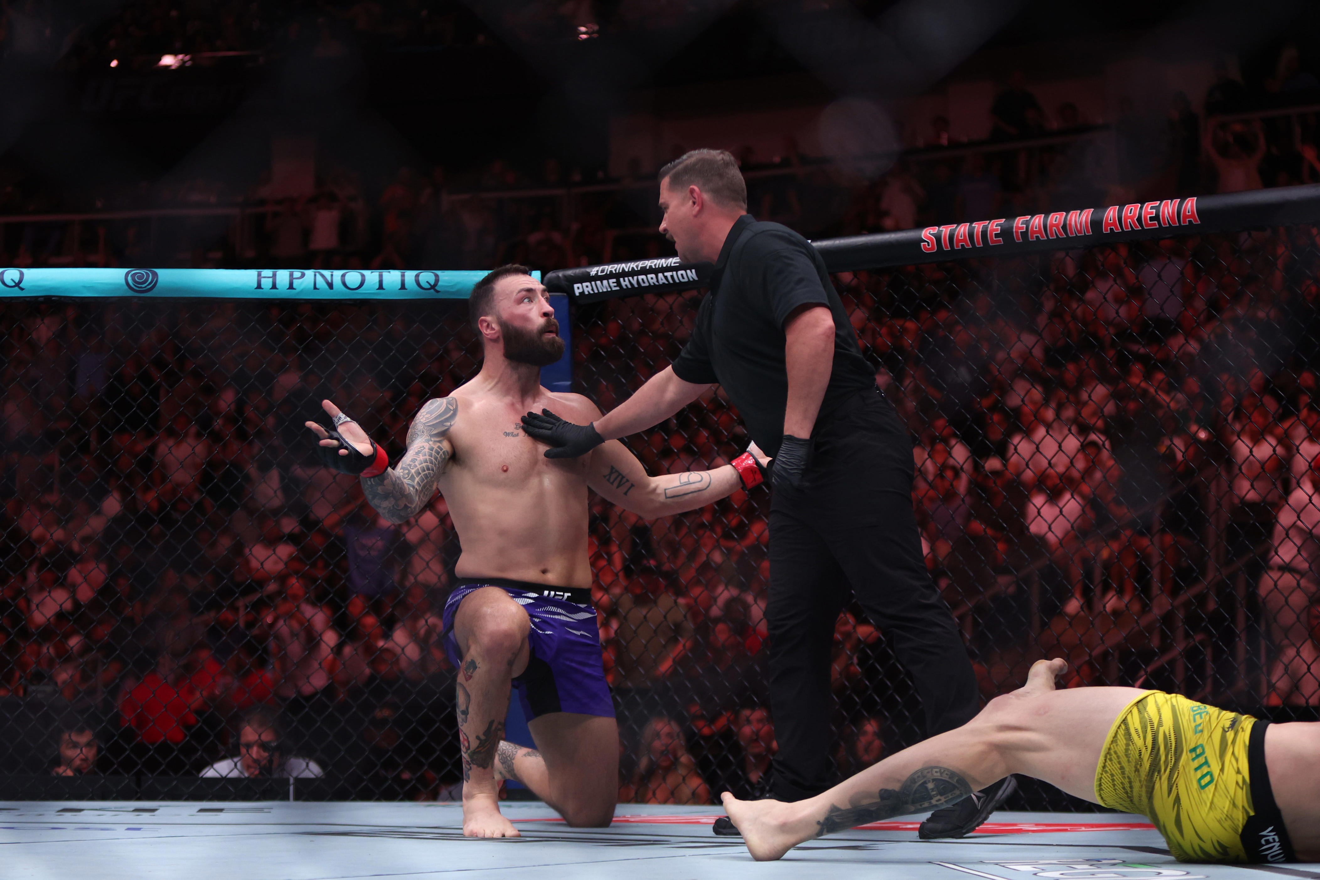 UFC on ESPN 69 video: Illegal Paul Craig upkick turns Rodolfo Bellato ...