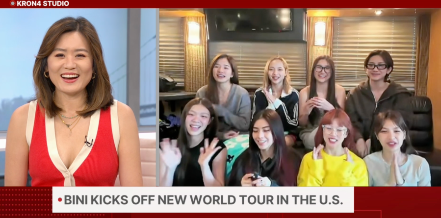P-pop sensation BINI chats with KRON4 from tour bus ahead of SF show