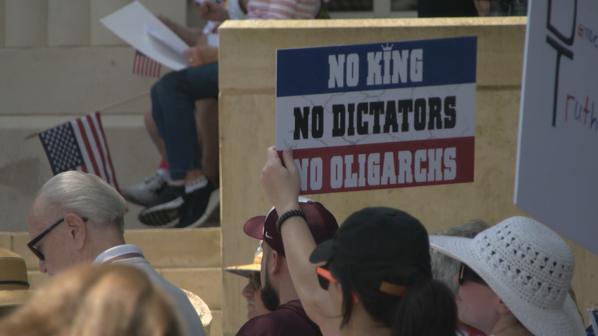 Texoma cities see “No Kings” protests on day of nationwide rallies