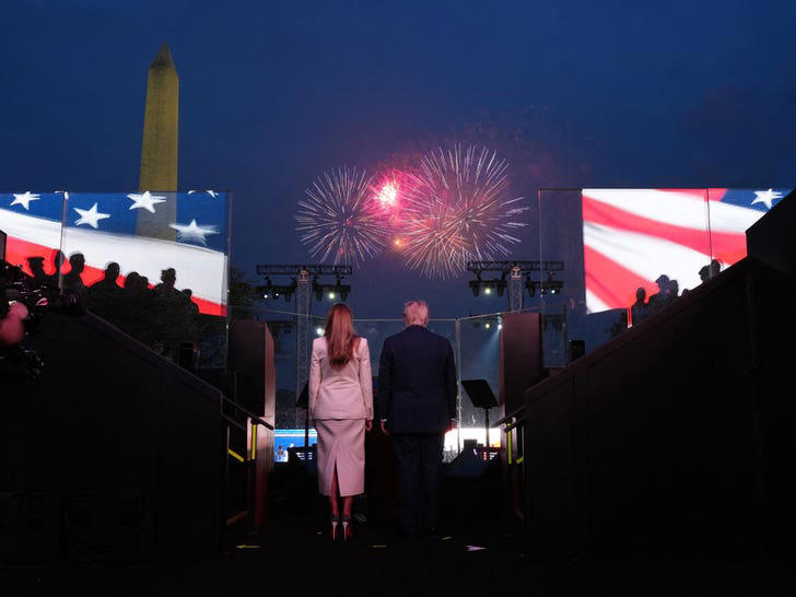 Military Parade Ends in Massive Fireworks Display