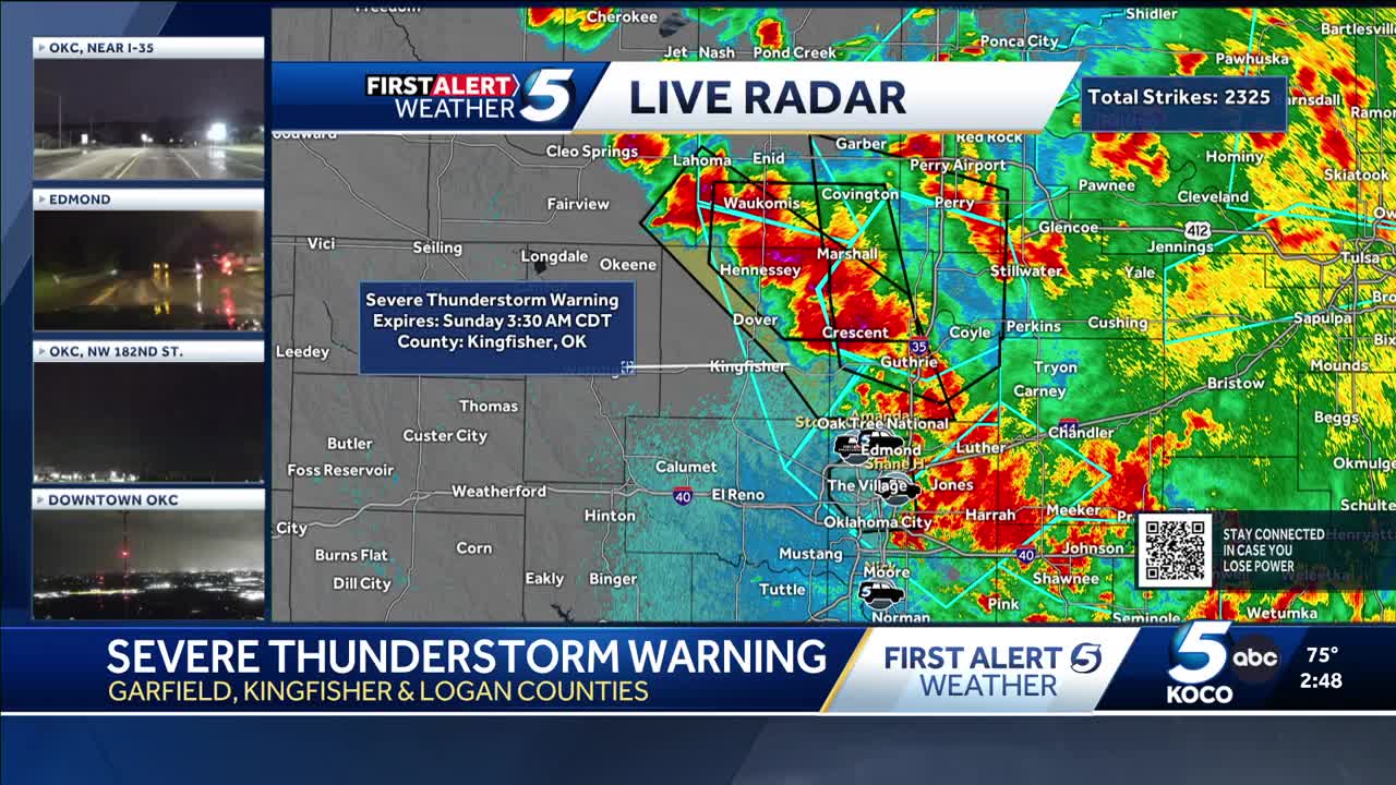 Severe thunderstorms update: 2:50 a.m. on June 15, 2025