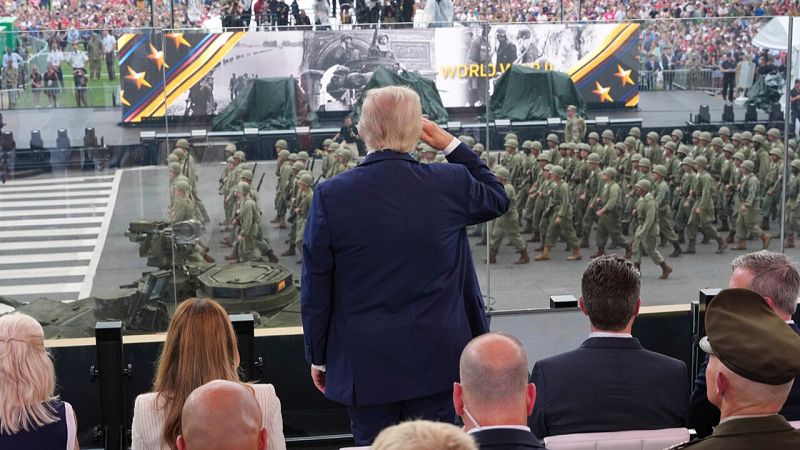 Trump organiza un desfile militar por el aniversario del Ejército de EE ...