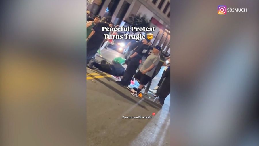 Man arrested in hit-and-run that injured ‘No Kings’ protester in Riverside