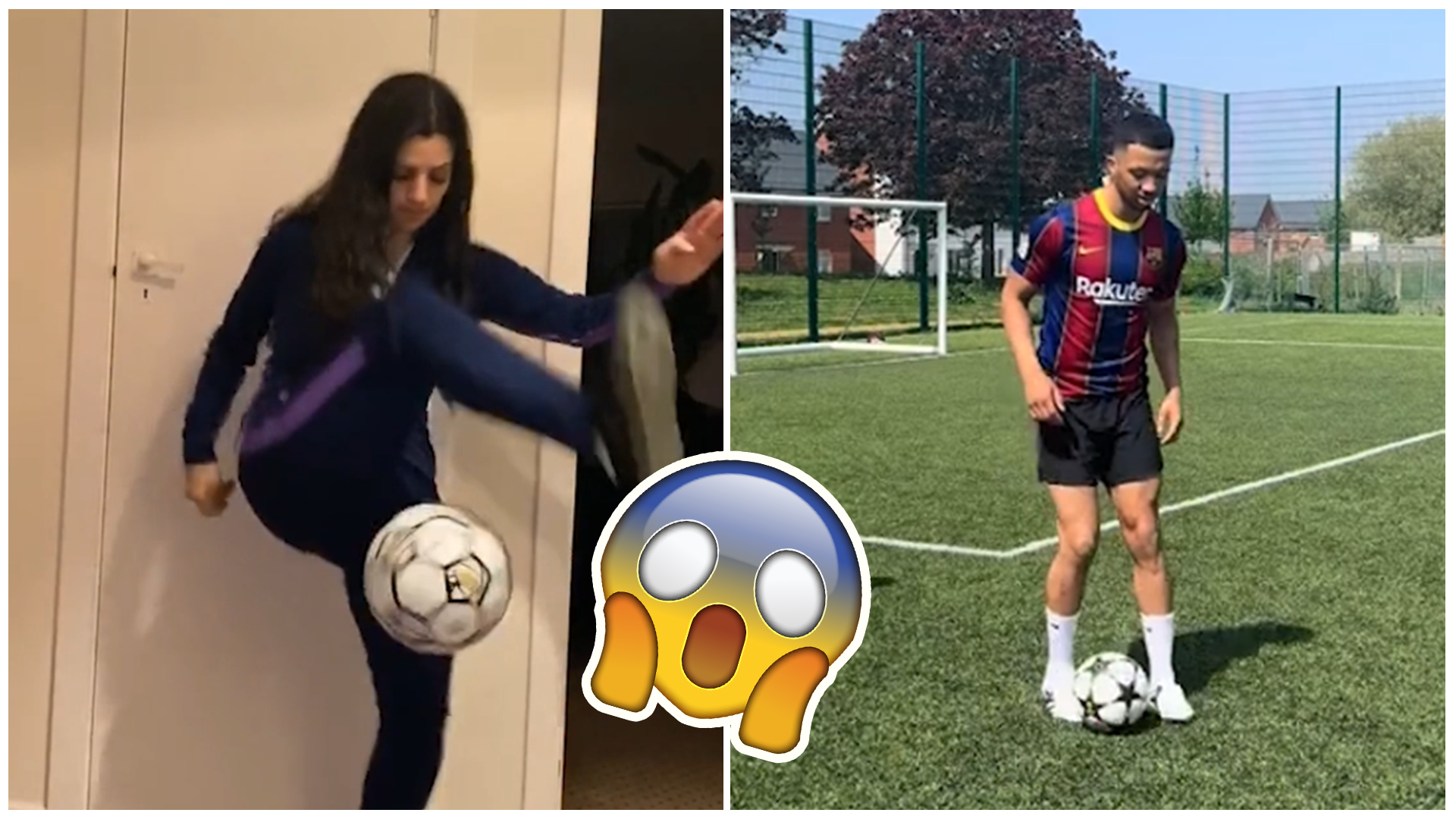 Every Touch of the Ball Shows Professional Juggling Technique – Soccer