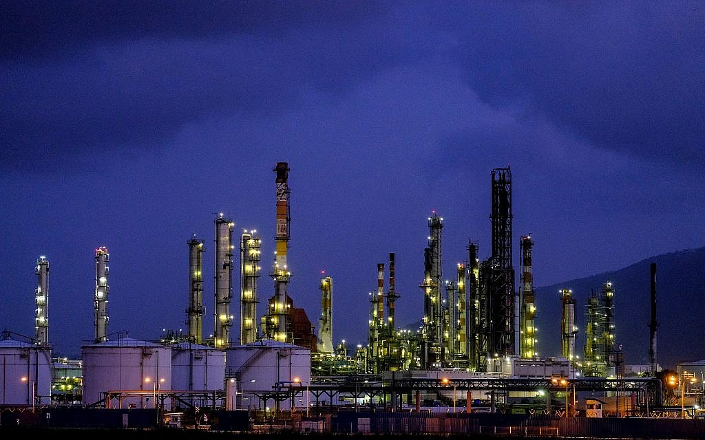 Operator says oil refinery in Haifa sustained localized damage in Iran ...