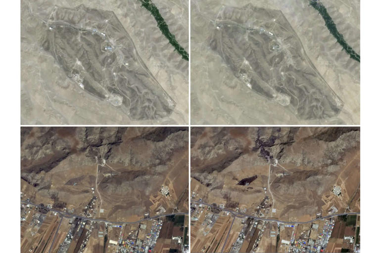 Israel's Operation Rising Lion: Satellite images reveal damage at Iran ...