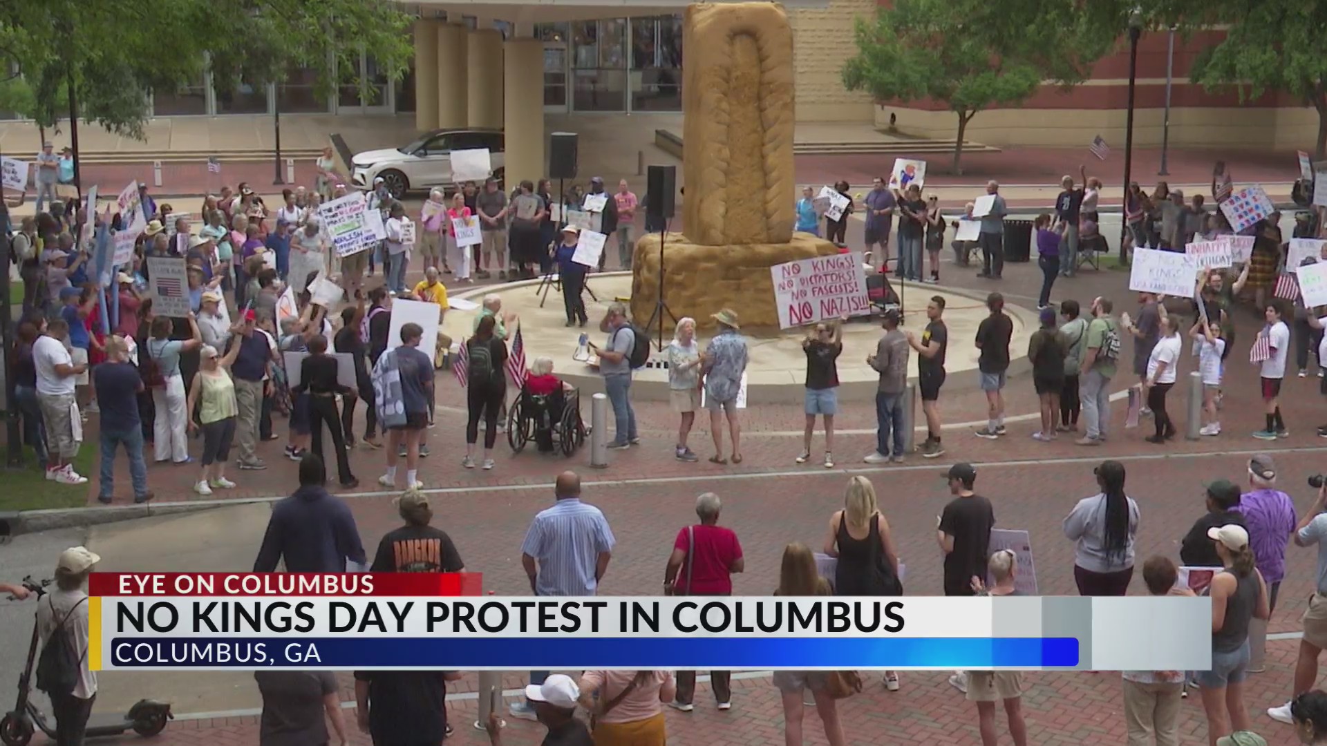 "No Kings Day" protests in Columbus