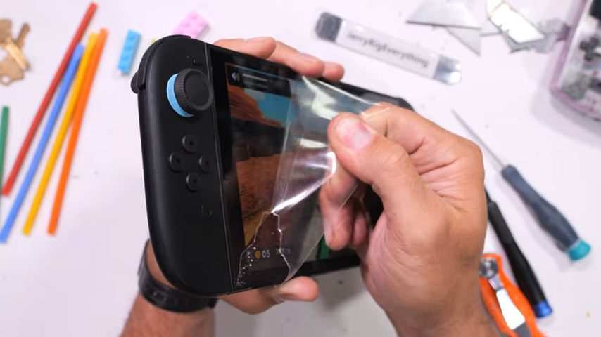 This YouTuber explored what happens when you peel off the Switch 2's ...