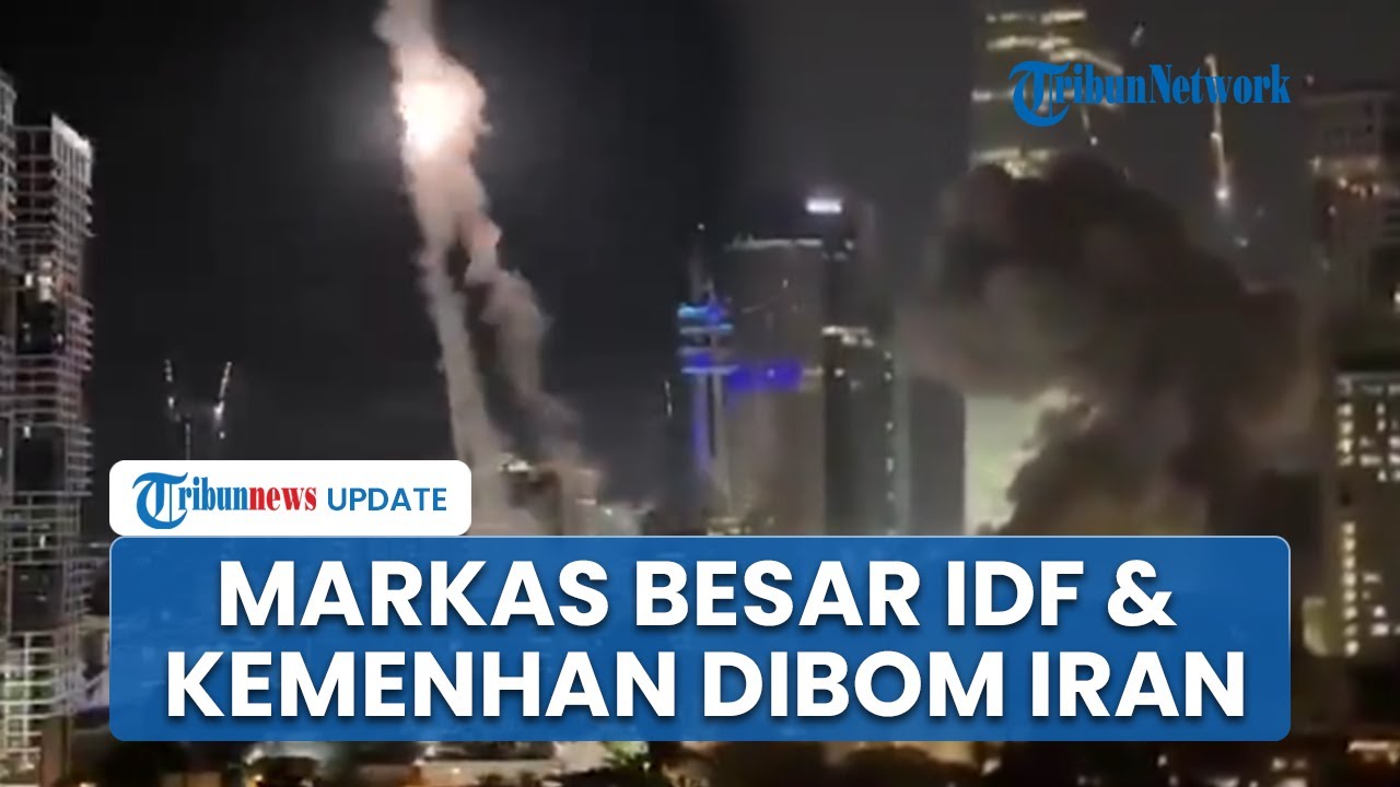 Rudal Balistik Iran Runtuhkan Markas Besar Militer IDF & Kemenhan ...