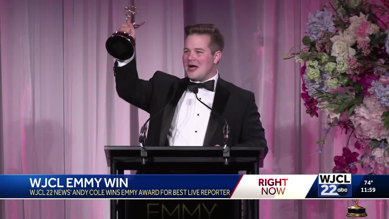 WJCL 22 News' Andy Cole wins Southeast Emmy award