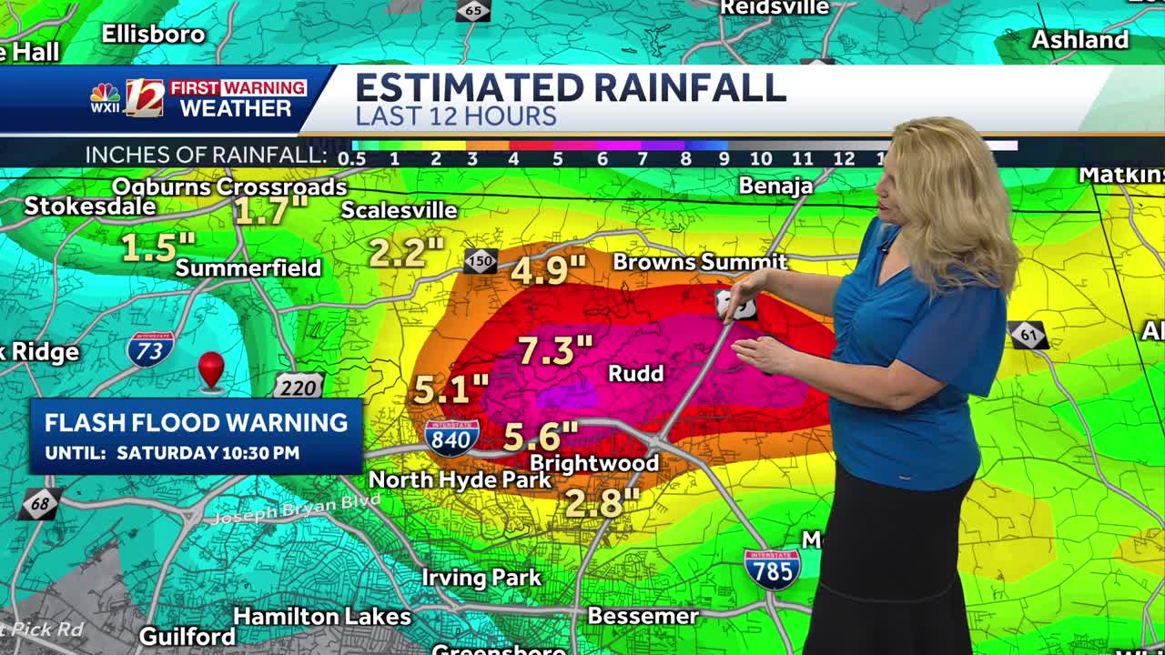 Heavy rain in North Carolina on Father's Day and severe storm risks in ...