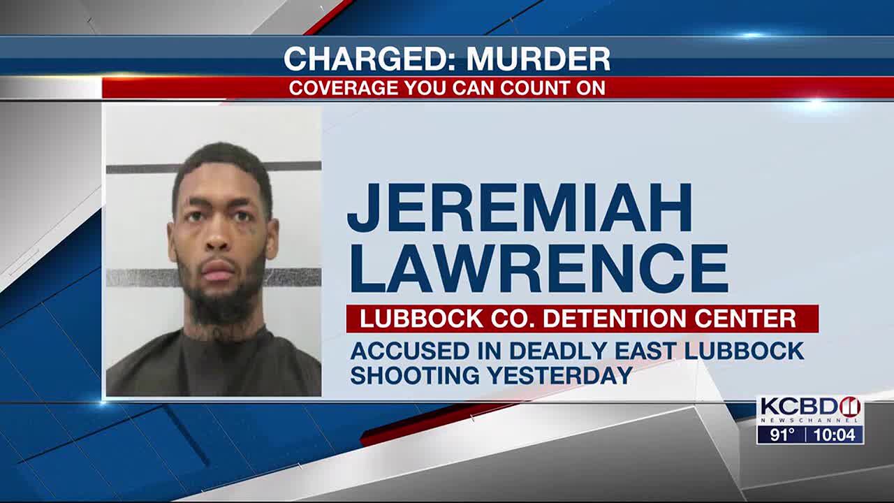 East Lubbock murder suspect Jeremiah Lawrence, now in custody