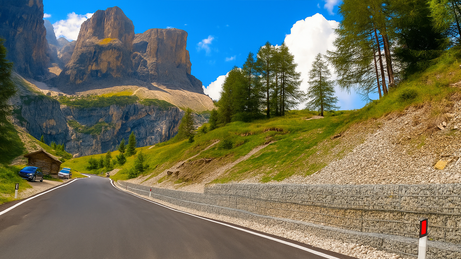 Italy’s Passo Gardena (Dolomites) – Epic 4K Road Adventure Through the Alps