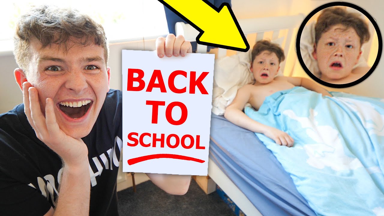 I attempted a back-to-school prank on my little brother