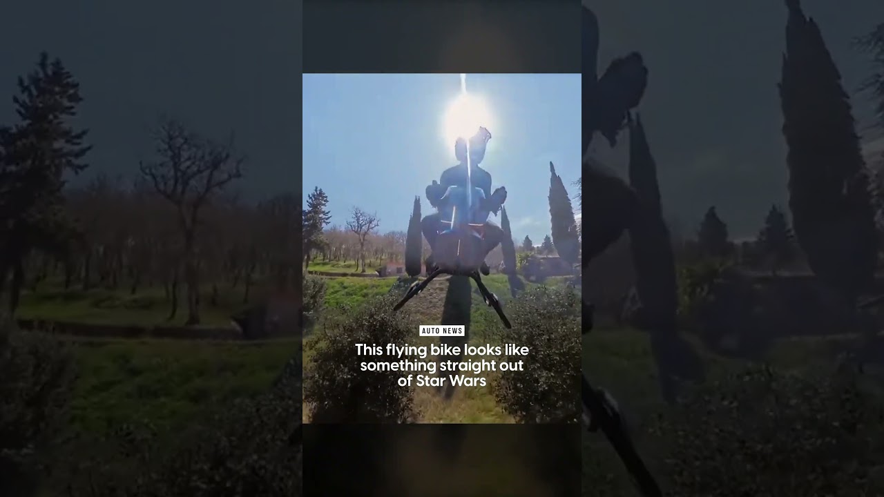 Flying bike technology looks straight out of Star Wars