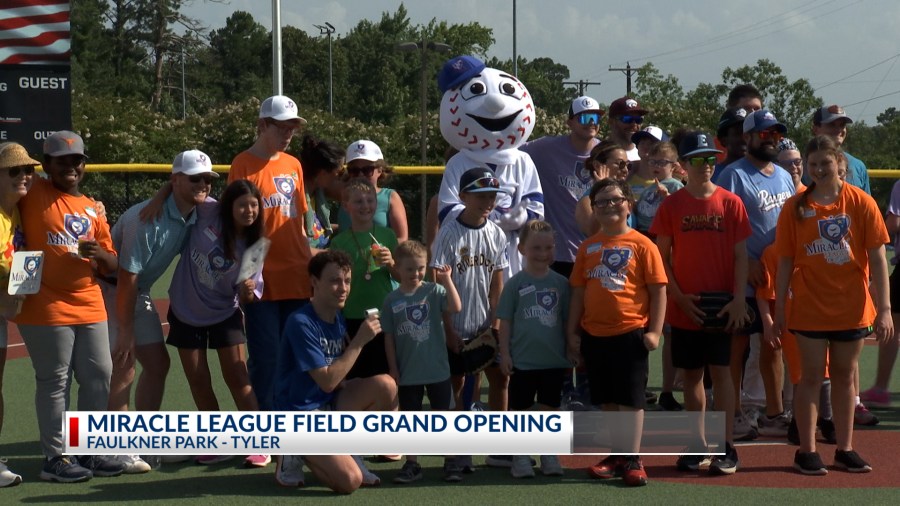 Miracle League Field opens at Faulkner Park in Tyler