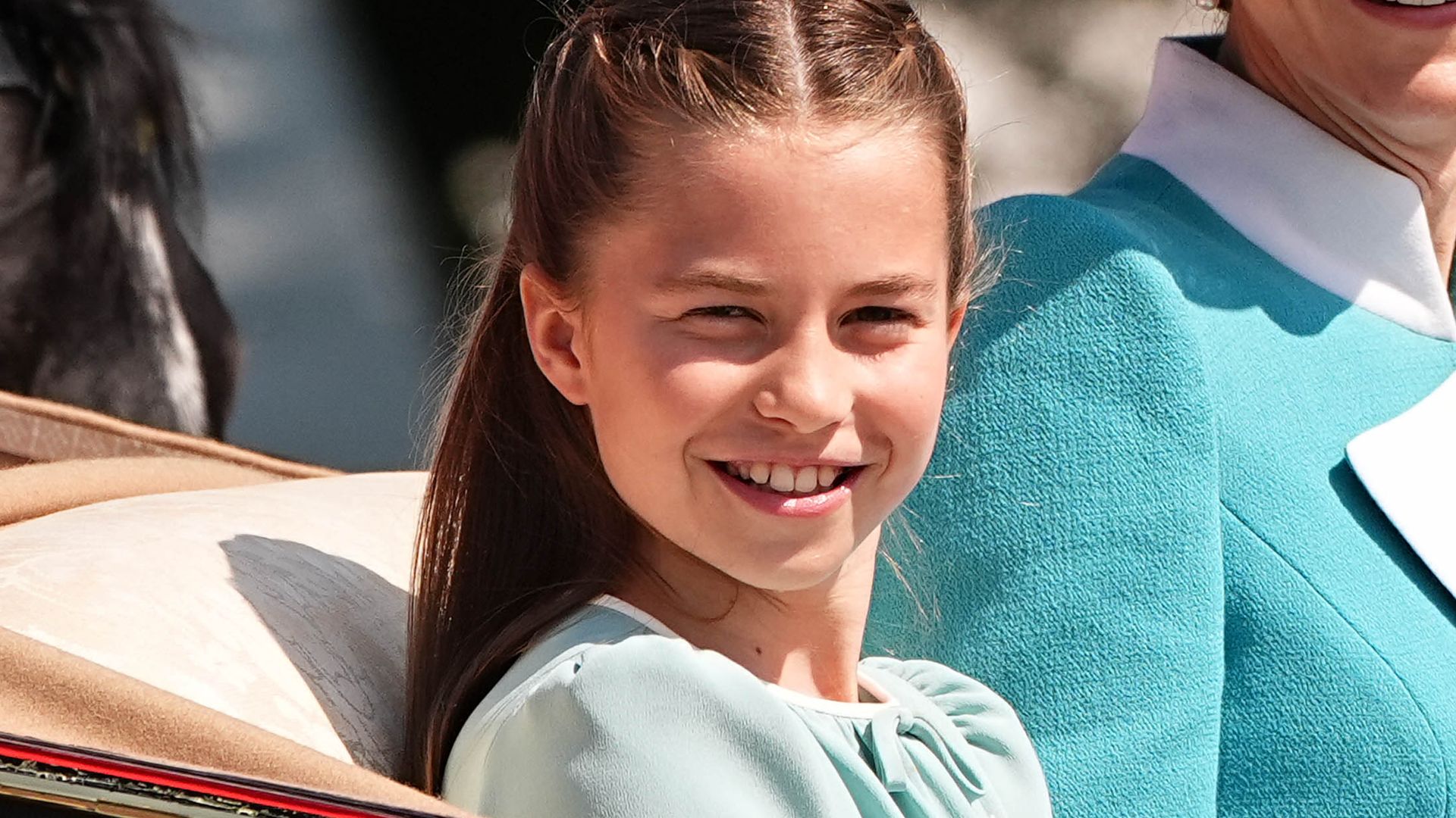 Princess Charlotte debuts longest ever, waist-length hair at Trooping ...