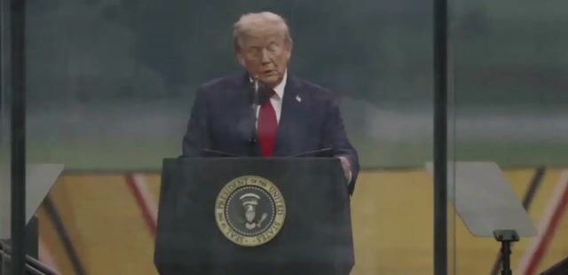 “Welcome to the United States Army”: Trump closes out his military ...