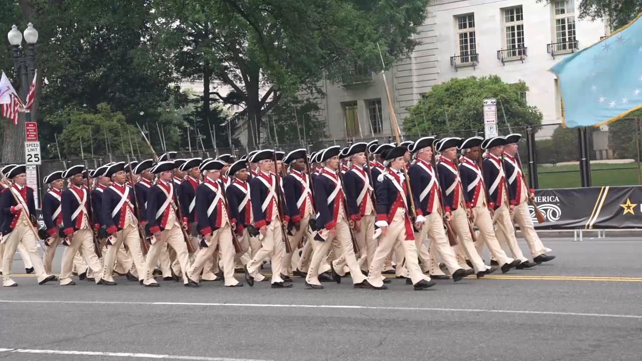 Military parade to celebrate 250th anniversary of US Army - 62184893