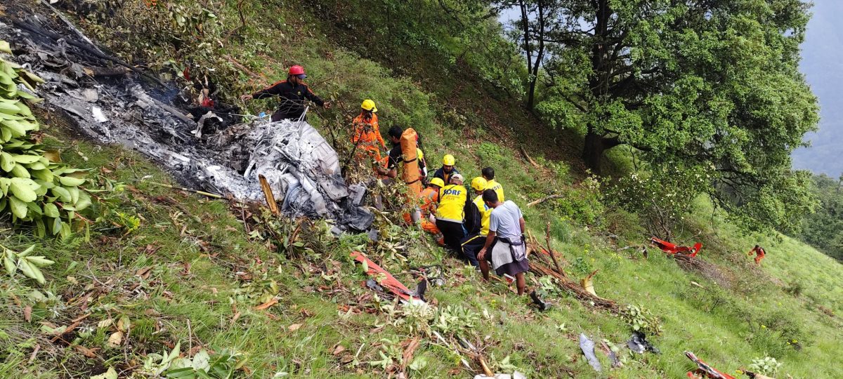 Toddler among seven dead after helicopter crashes in India