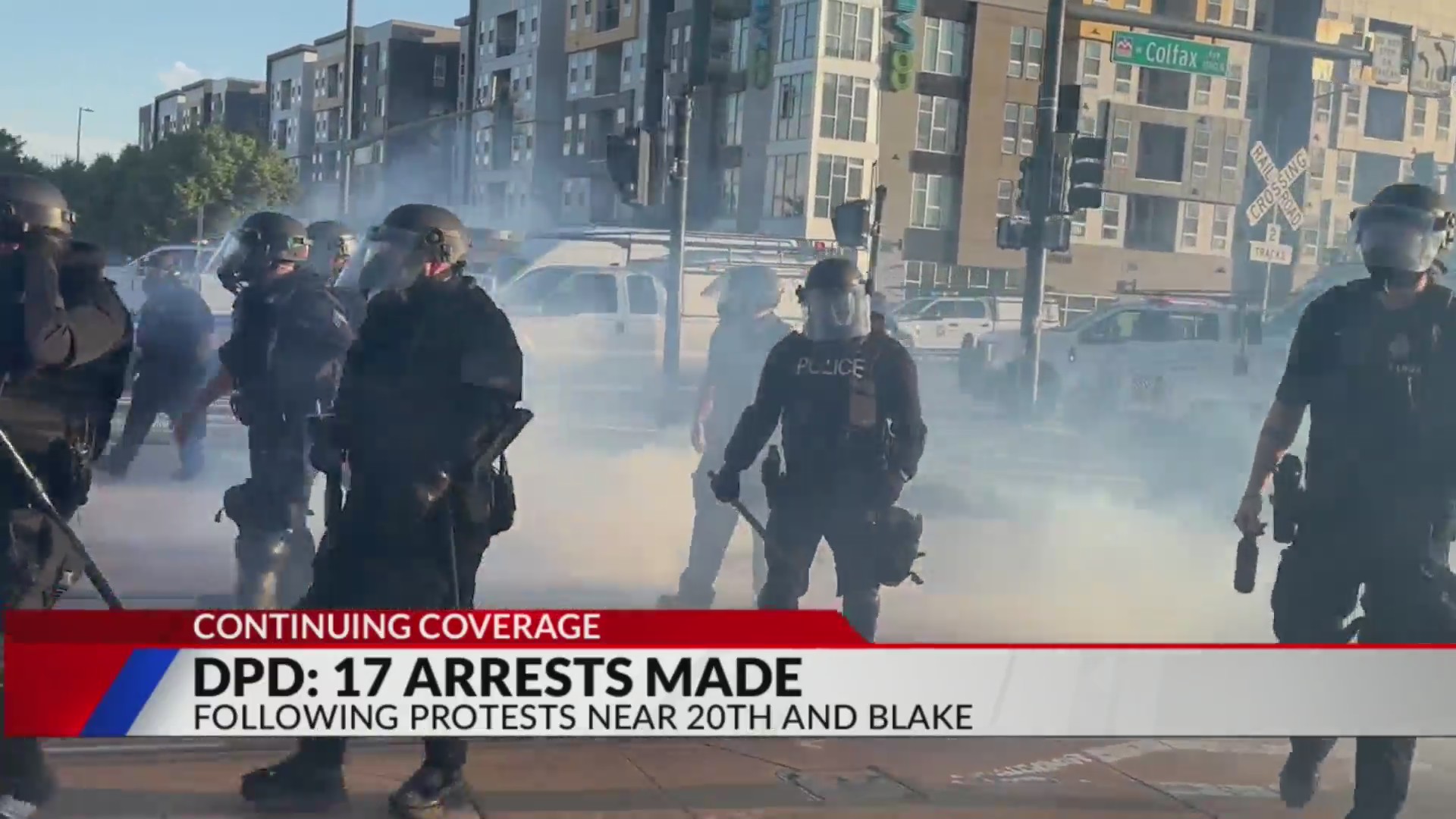 17 arrested in Denver after protests Saturday night
