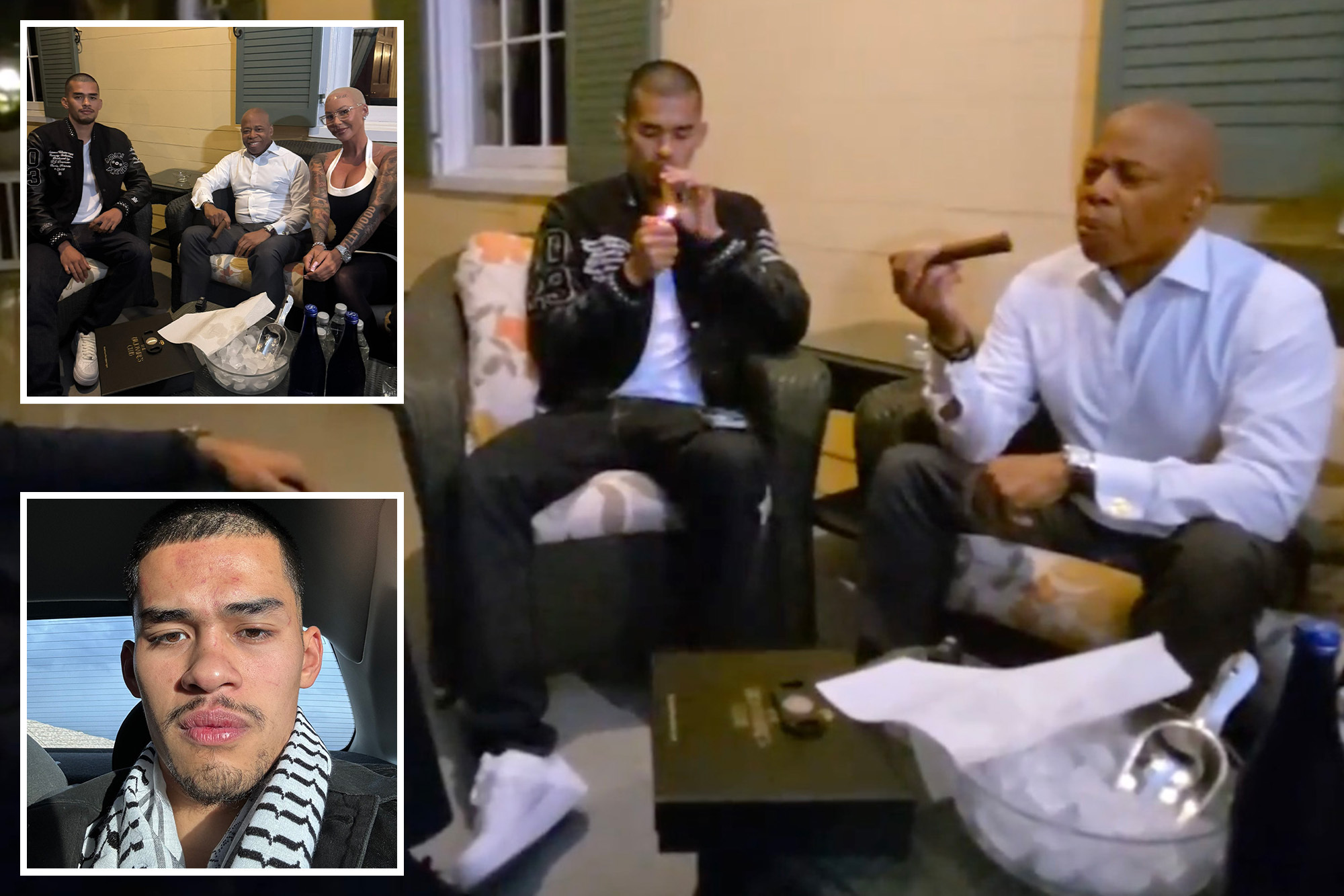 Mayor Adams blasted for hosting, smoking cigars with antisemitic ...