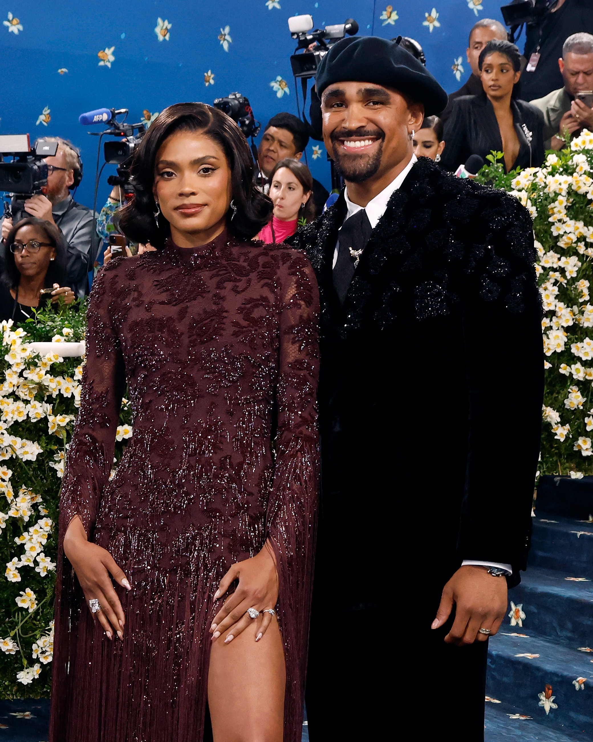 Jalen Hurts and Bry Burrows host elaborate wedding celebration in Napa ...
