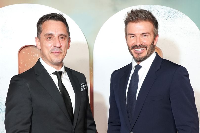 Man United icon Sir David Beckham supports Gary Neville after emotional ...