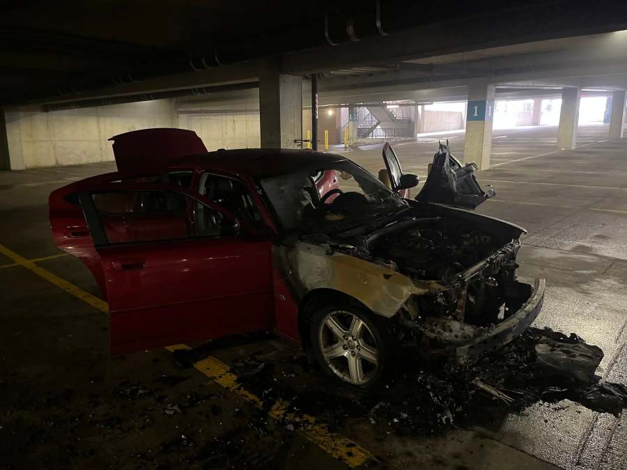 Beavercreek firefighters tackle car fire at Greene