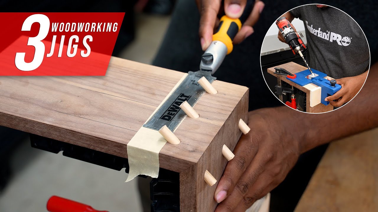 3 Easy Woodworking Joinery Jigs