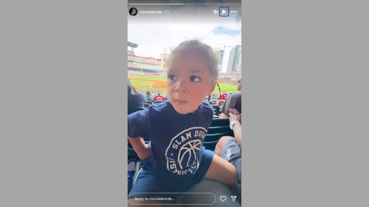 Ronald Acuna Jr.'s wife Maria captures priceless game day moment with ...