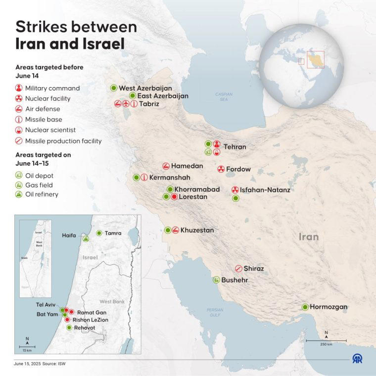 RAF jets on standby to defend Israel as Iran conflict escalates