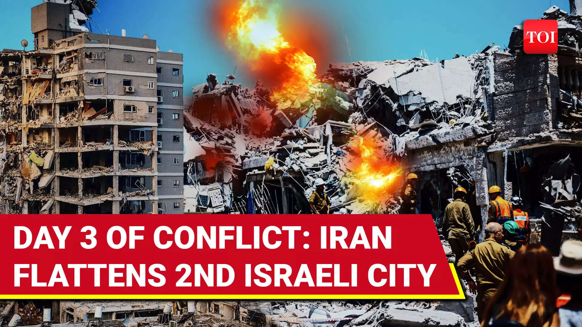 Iran's 100+ Ballistic Missile Barrage DESTROYS 2nd Israeli City | Watch ...