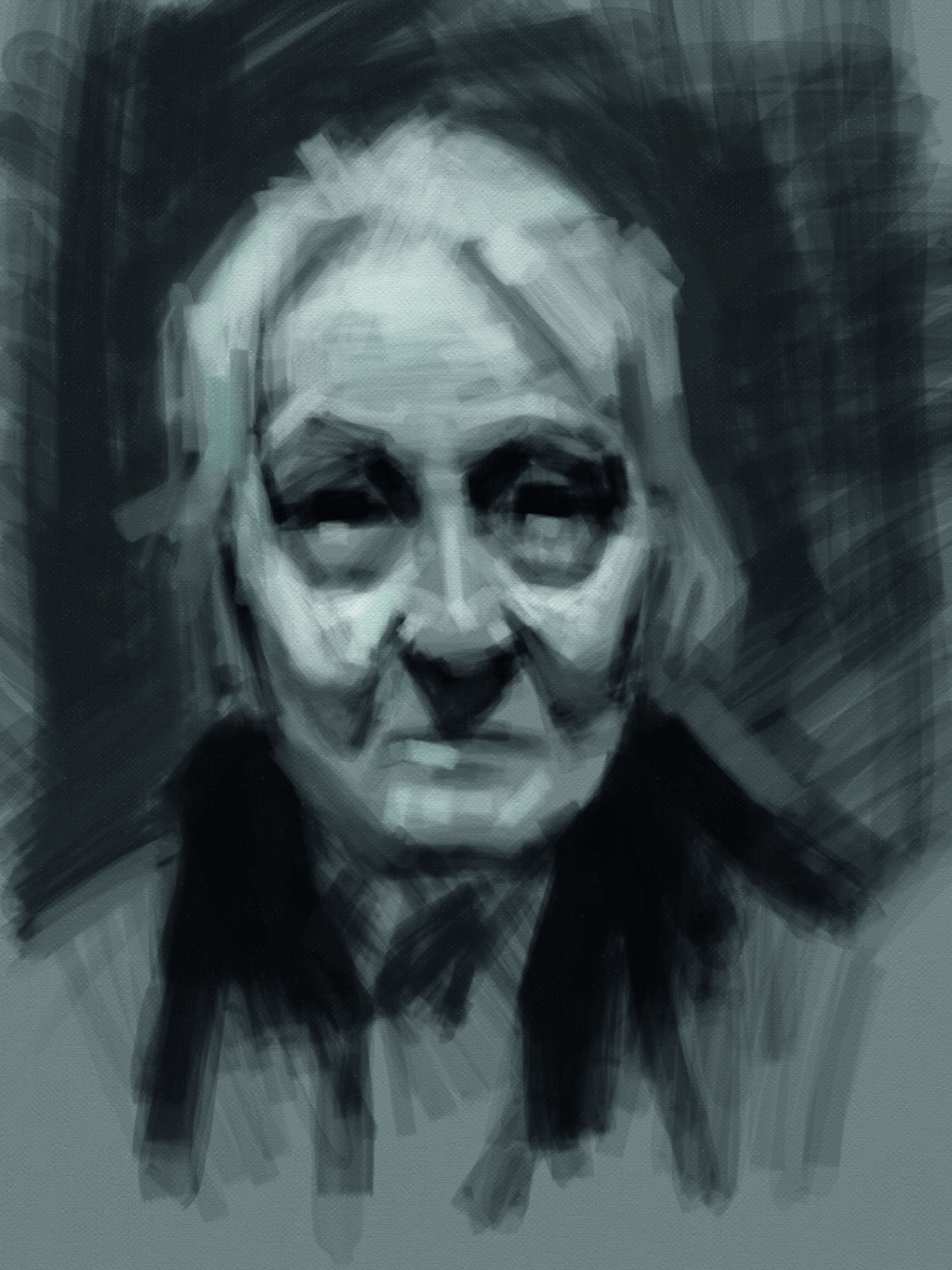 How to recreate the look of oil painting in a digital art portrait ...