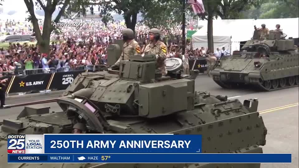Military parade rolls through nation’s capital with tanks, troops and ...