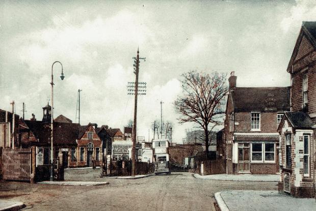 Looking towards Bushey Arches in quieter times