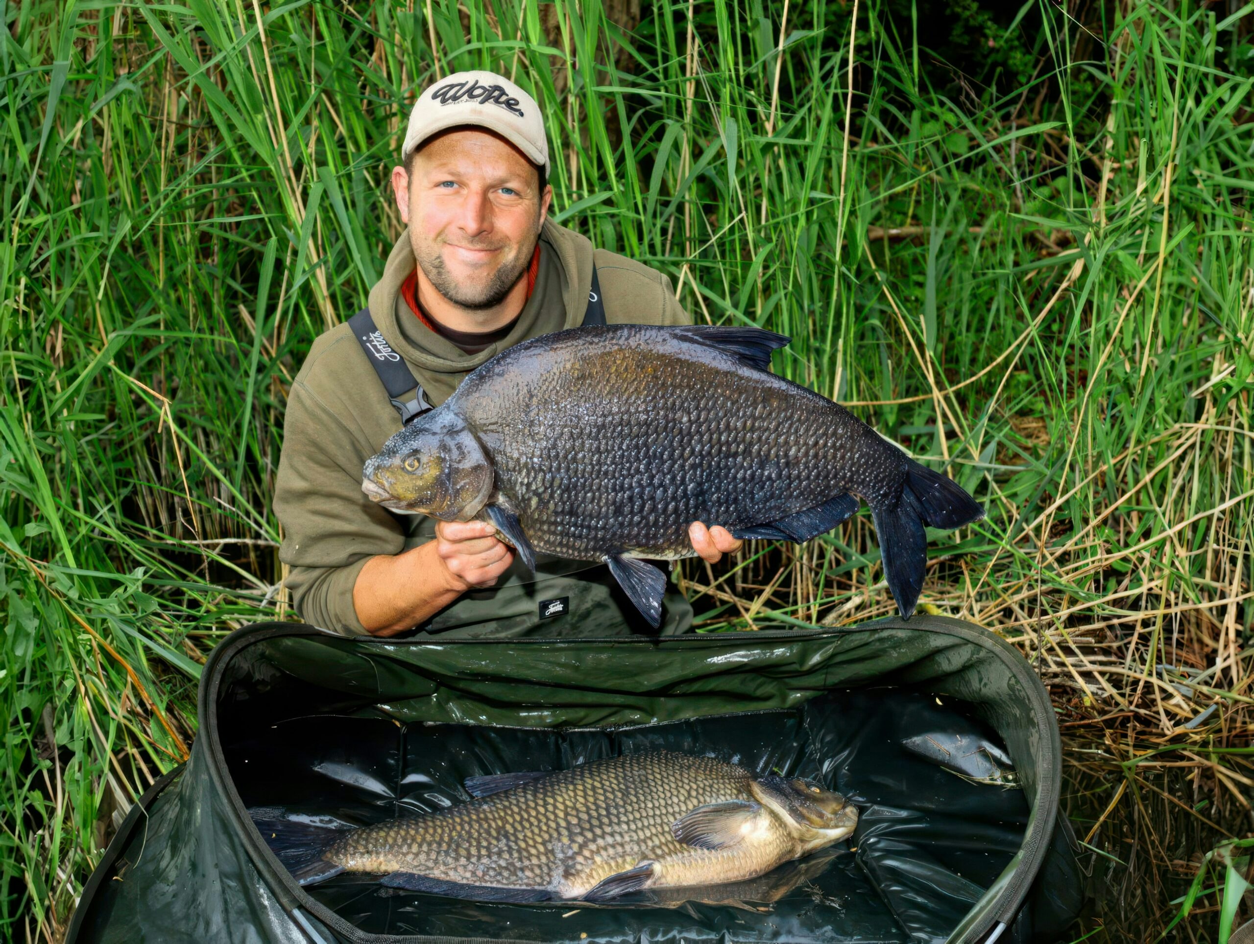 30lb brace of bream taken on homemade bait