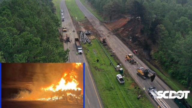 I-20 reopens after tanker fire collapses bridge near SC-GA state line