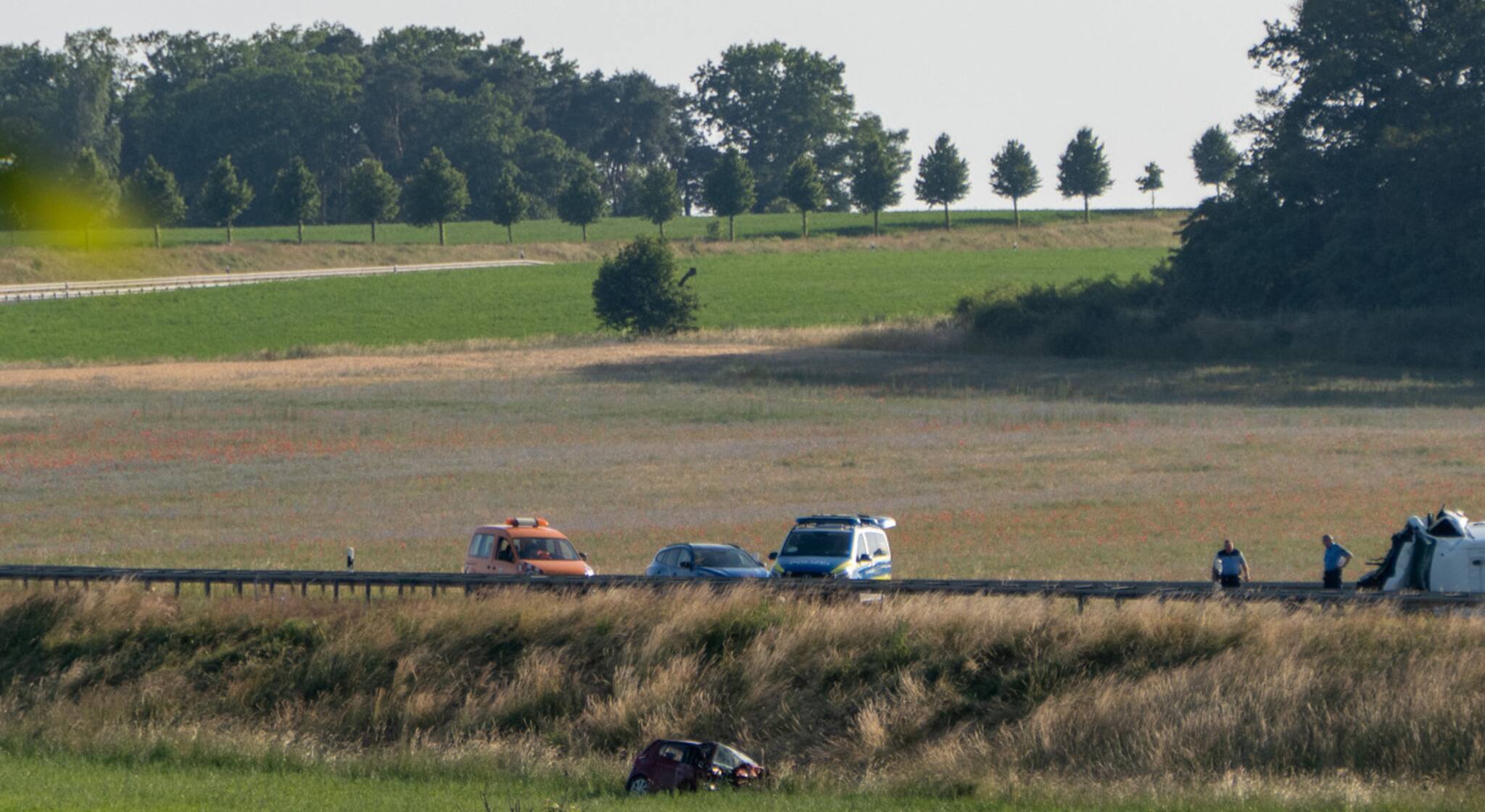 Eilenburg: Drei Verletzte bei schwerem Verkehrsunfall auf der B87