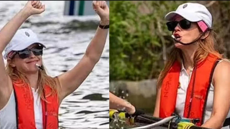 Emma Watson's rivals play Harry Potter theme as they beat her crew in ...