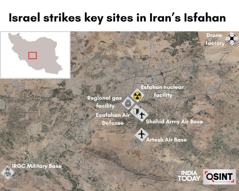 Latest satellite visuals show destruction at Iran's nuclear, radar sites