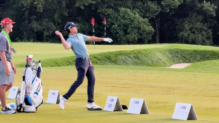 Why this U.S. Open pro was throwing balls down Oakmont's range