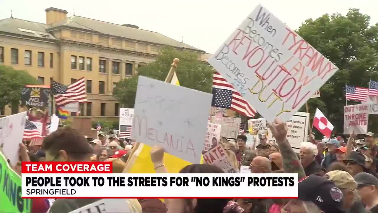 ‘No Kings’ rallies pack the streets of western Mass. in protest of ...